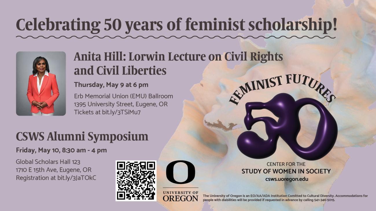 50th Events | Center for the Study of Women in Society (CSWS)